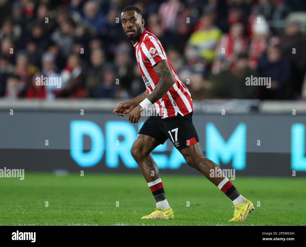 London, England, 6th March 2023. Ivan Toney of Brentford during the ...