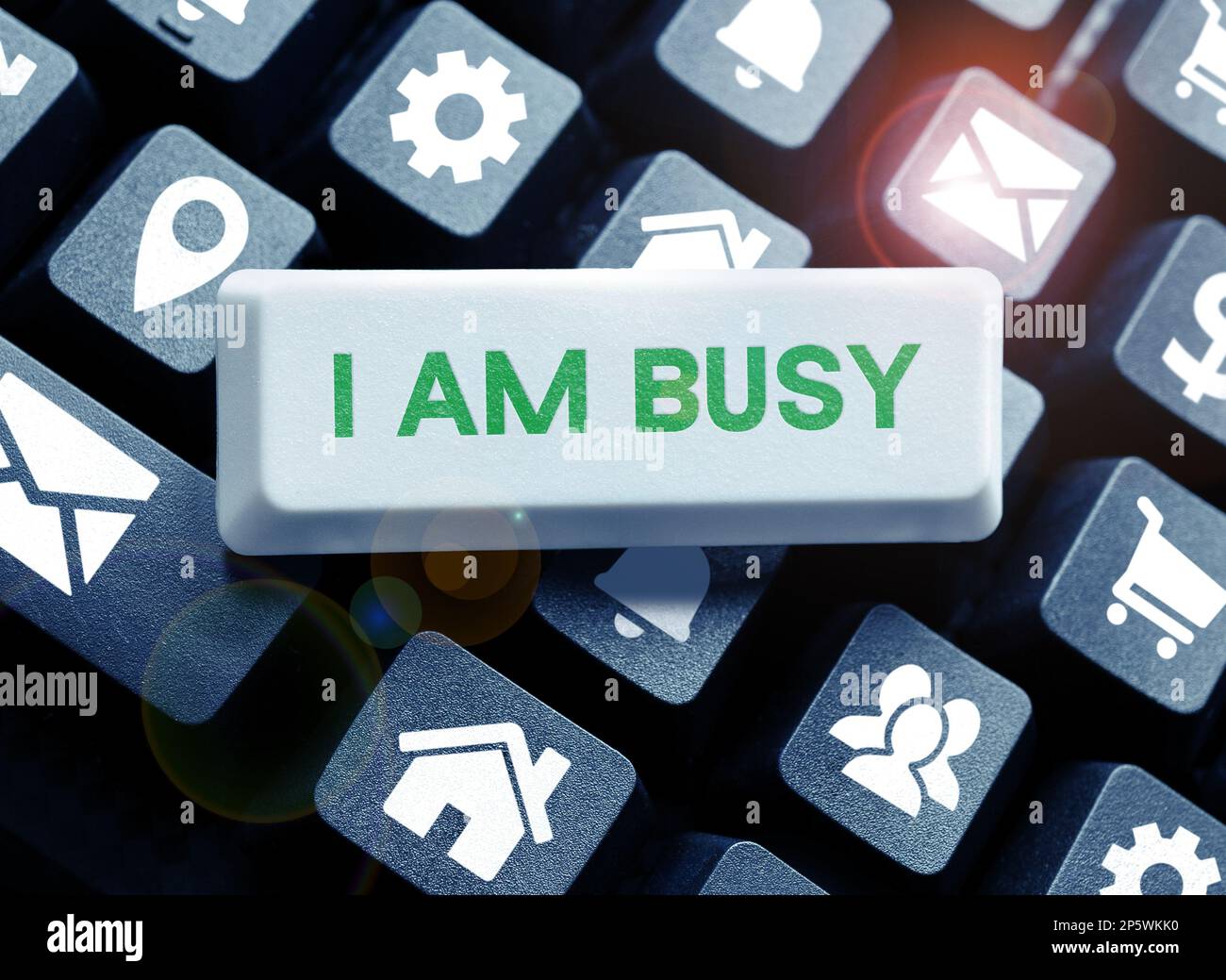 Inspiration showing sign I Am Busy. Concept meaning To have a lot of ...