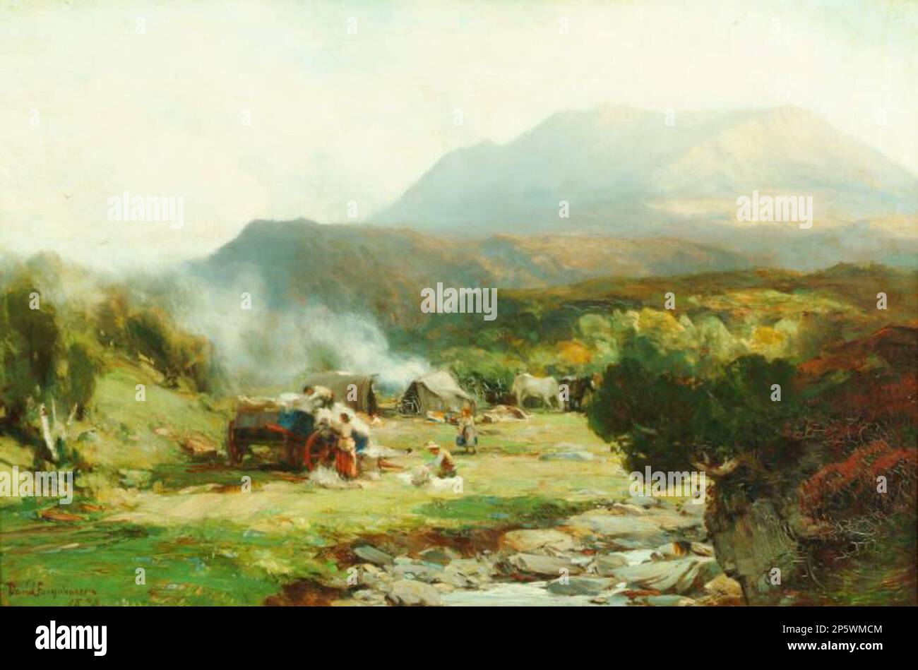 Gypsy Encampment, Ben Eay, David Farquharson (Blairgowrie and Rattray ...