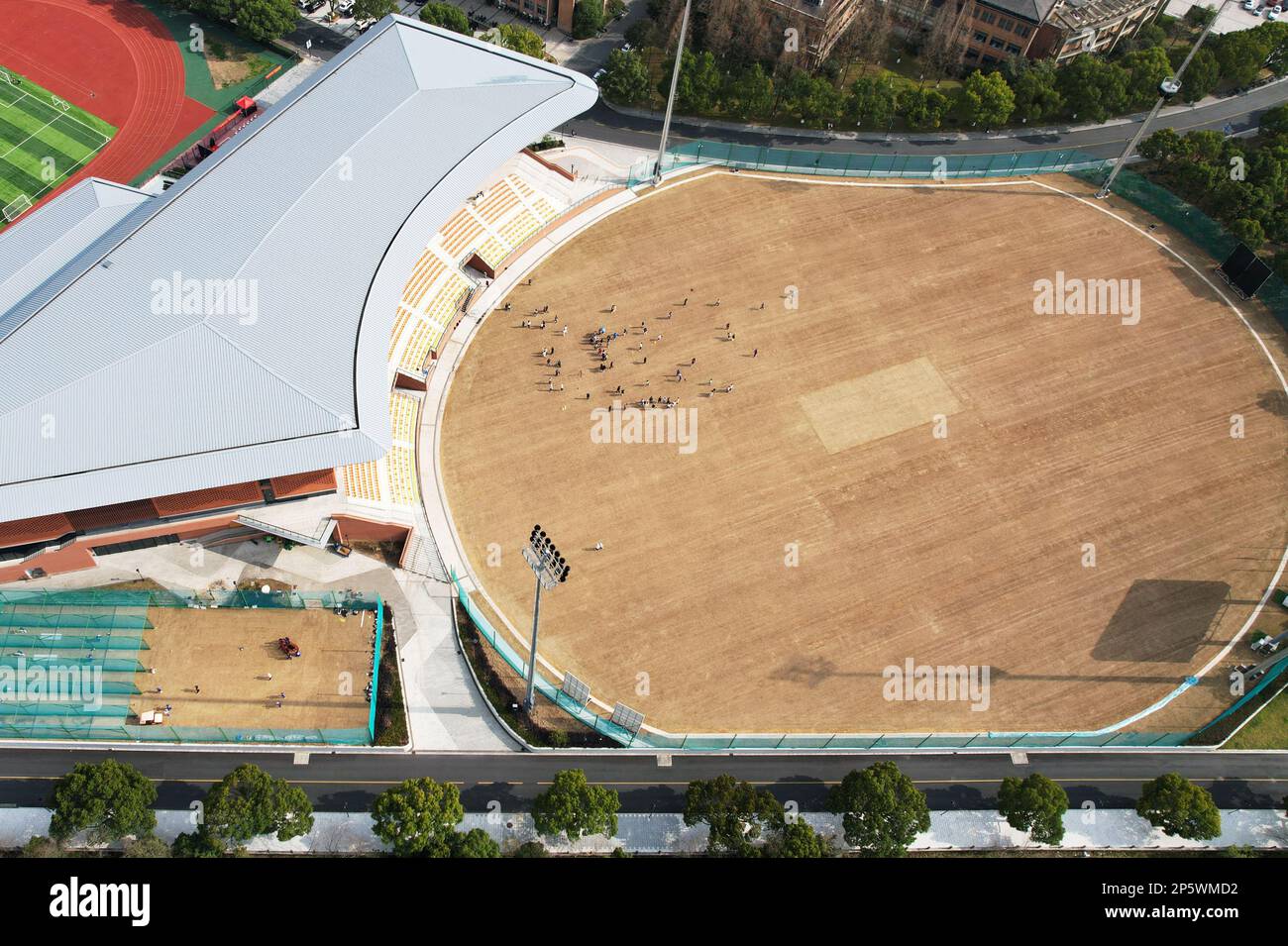 HANGZHOU, CHINA - MARCH 7, 2023 - People experience cricket at the ...