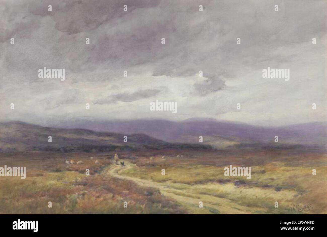 The Muir O' Dinnet, George Russell Gowans (Aberdeen, Scotland, 1843 ...