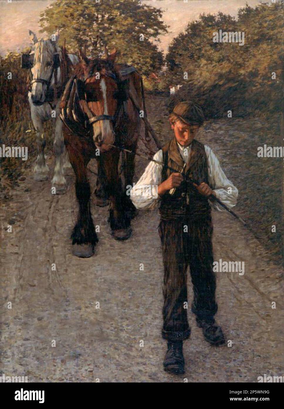 The Plough Boy, Henry Herbert La Thangue (Croydon, London, England ...