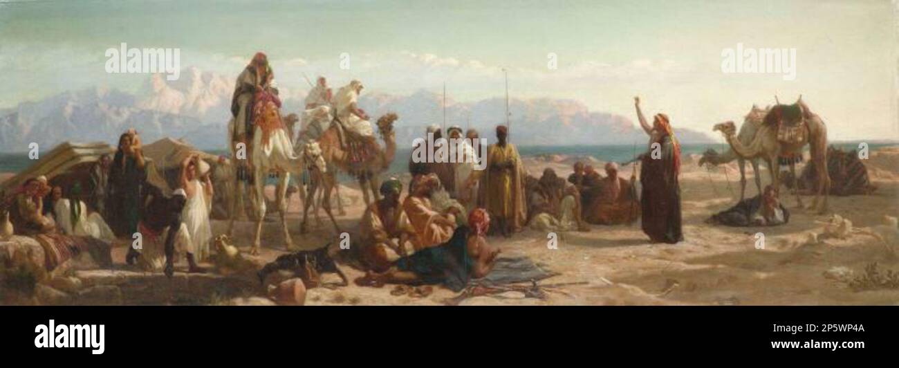 Early Morning in the Wilderness of Shur, Frederick Goodall (London ...