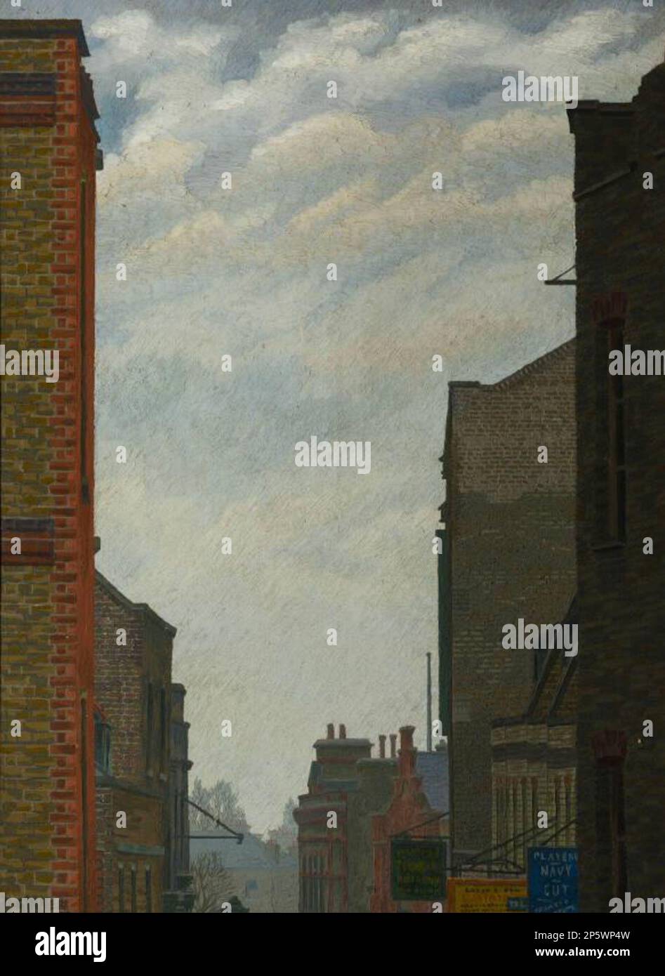 Flask Walk, Skyline, Charles Ginner (Cannes, France, 1878 - 1952) 1934 ...