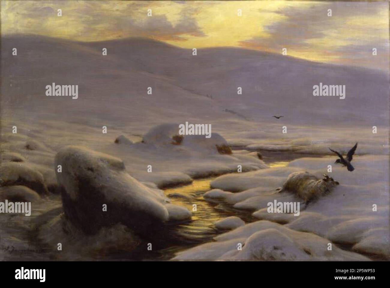 The Weary Waste Of Snow, Forest Of Birse, Joseph Farquharson (Edinburgh ...