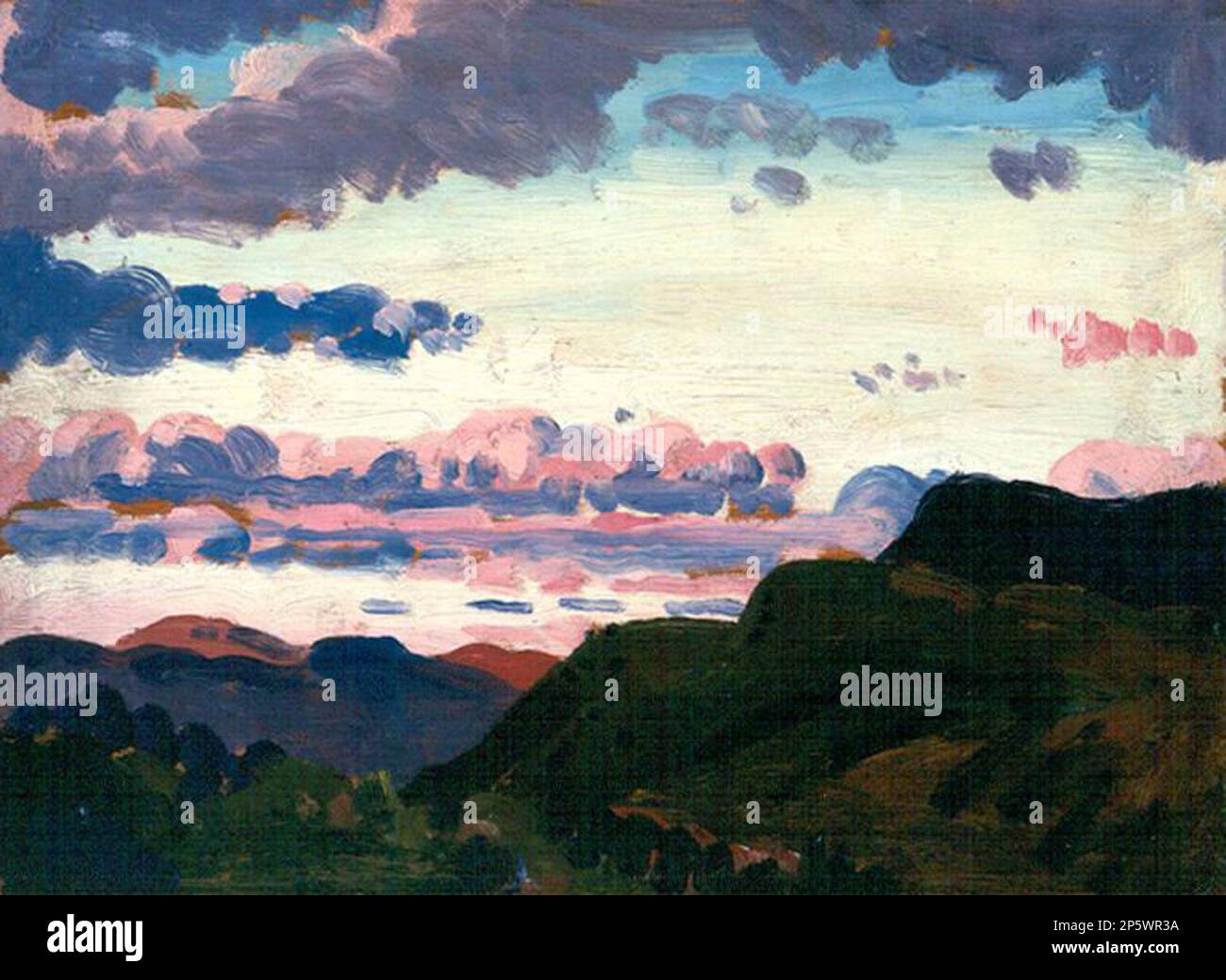 The Spurs of Arenig, James Dickson Innes (Llanelly, Wales, 1887 - 1914 ...