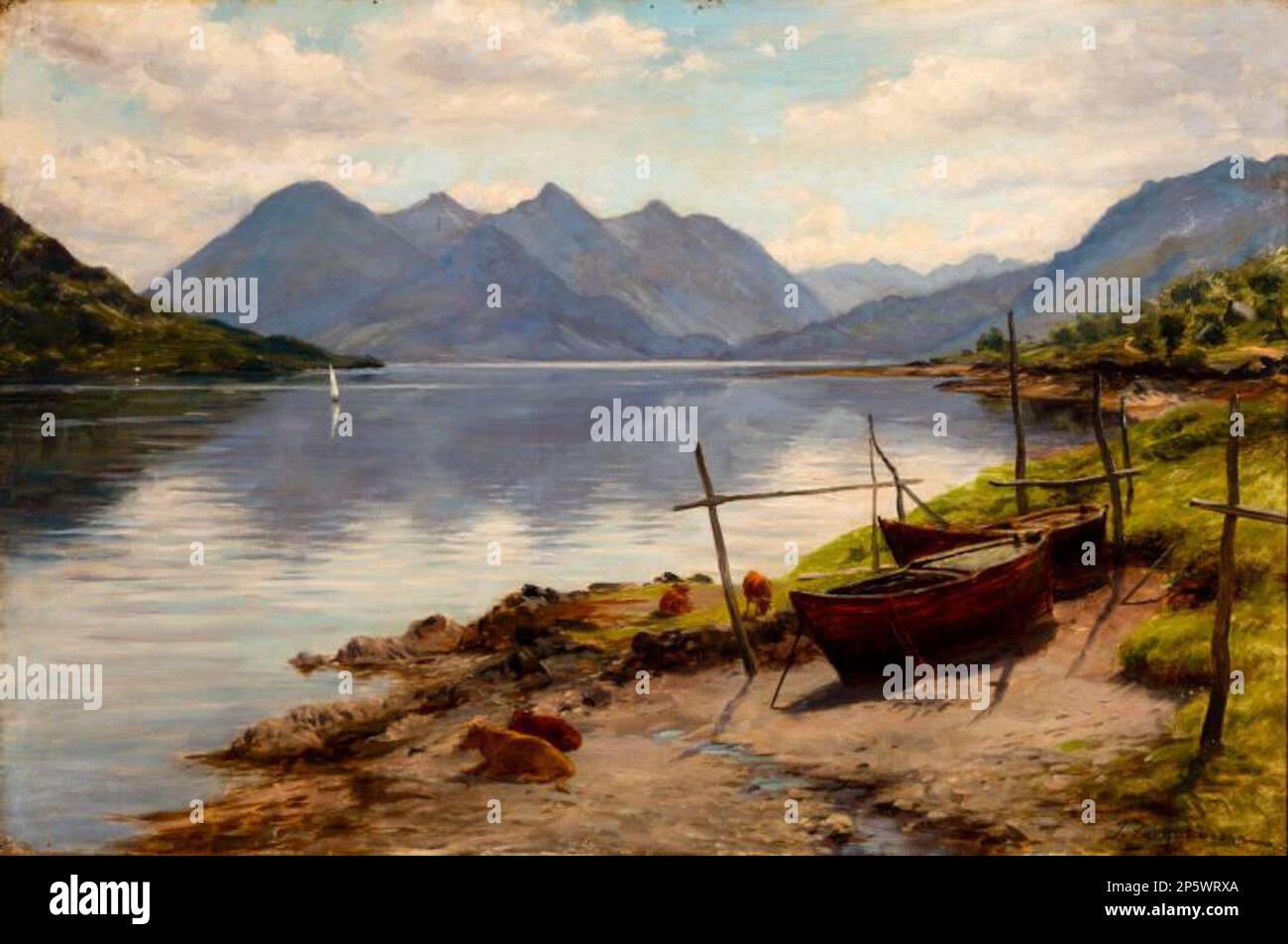 Loch Duich and the Five Sisters, Joseph Farquharson (Edinburgh ...