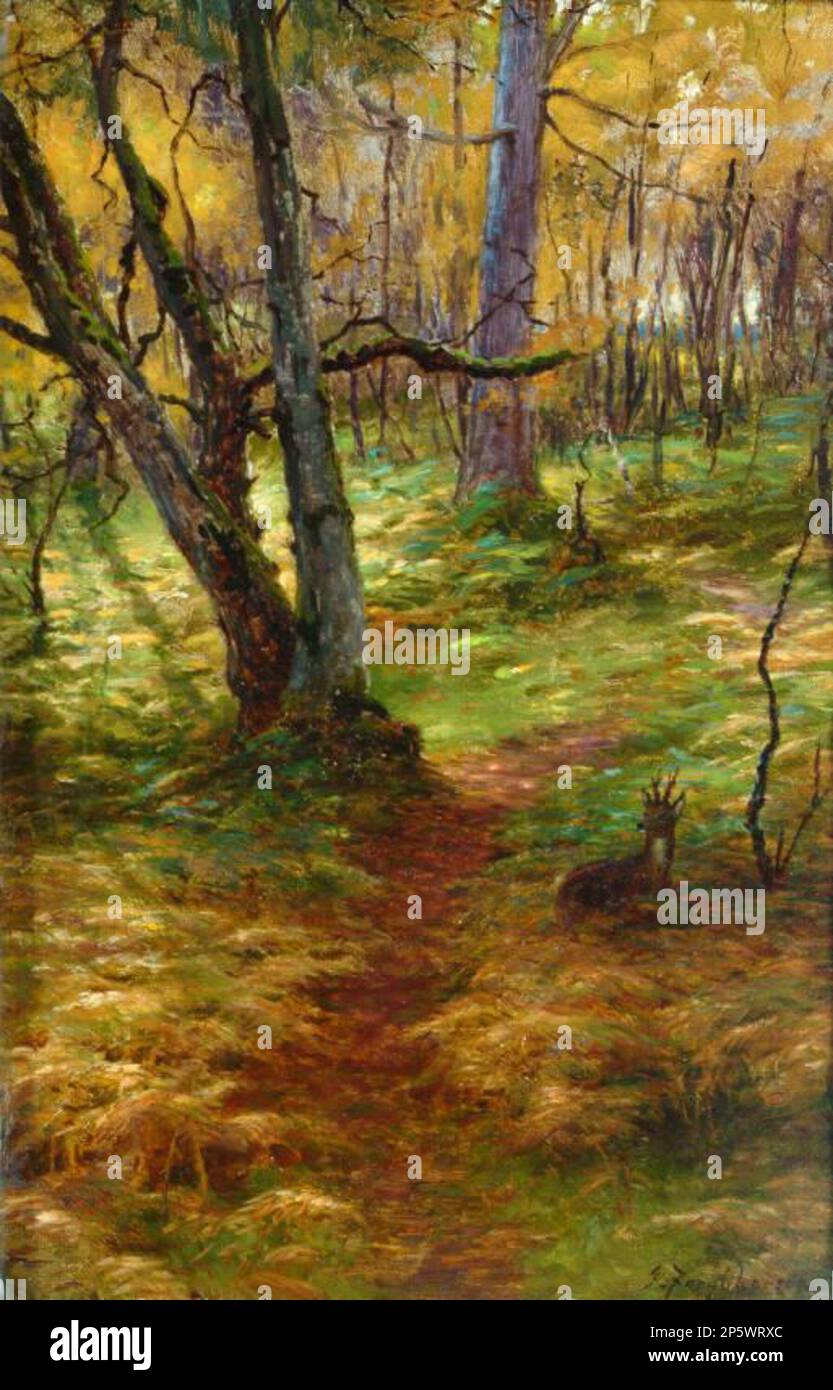 Woodland Scene, Joseph Farquharson (Edinburgh, Scotland, 1846 - 1935 ...