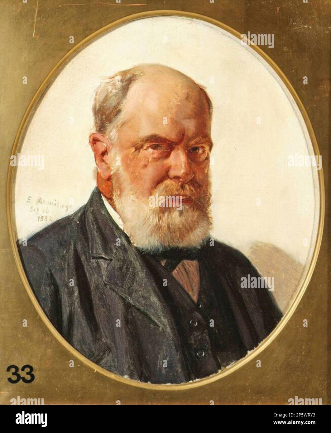 Self Portrait, Edward Armitage (London, England, 1817 - 1896) 1882 ...