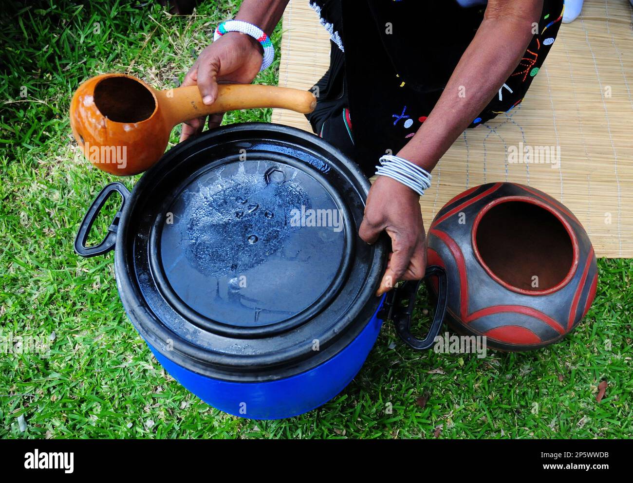 A colourful ceremony to celebrate the first harvest of the sacred ...