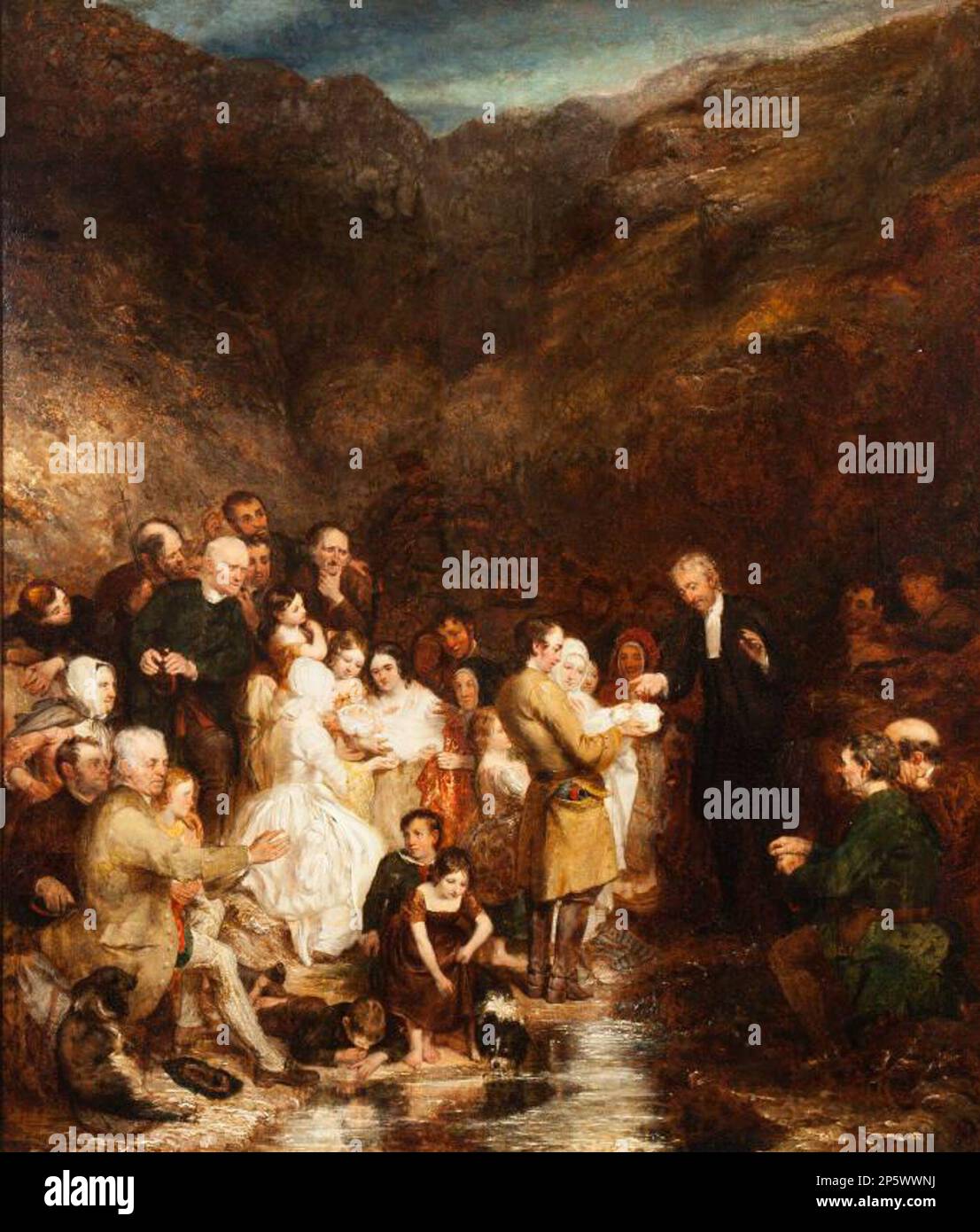 The Covenanter's Baptism, Sir George Harvey (St Ninians, Stirling ...