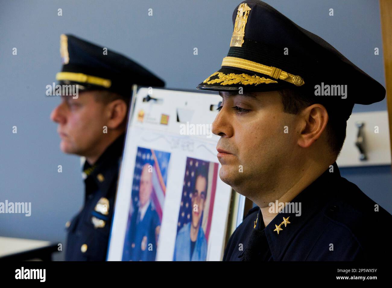 Monroe County Sheriff Deputy Chief Steve Scott, right, and Webster ...