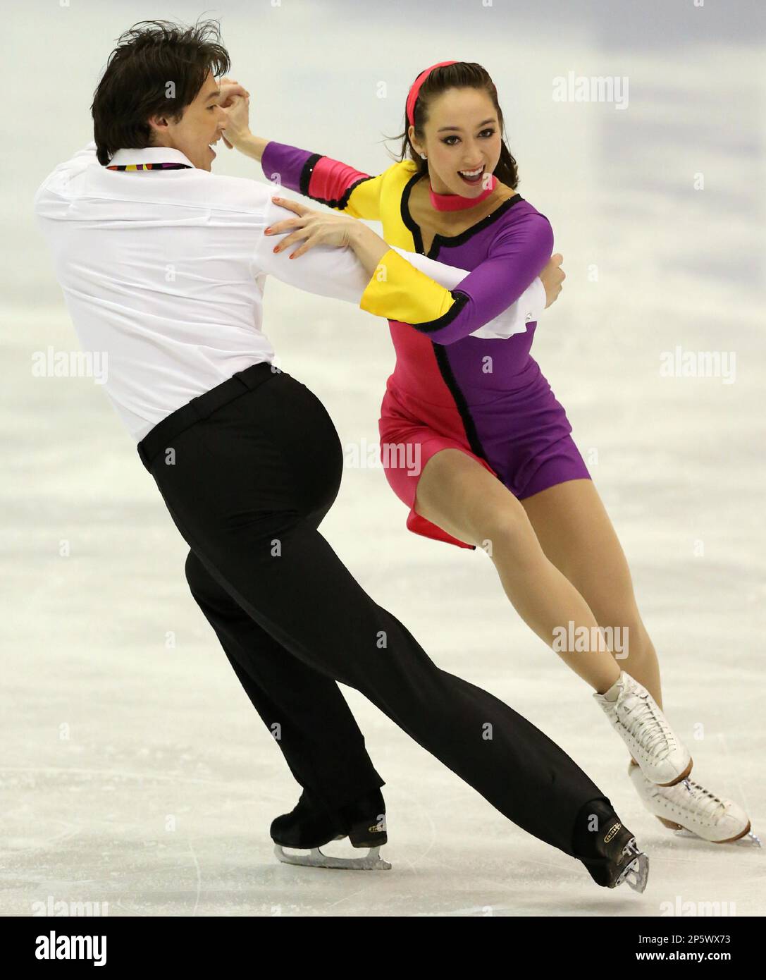 Cathy and Christ Reed perform during the Ice dance of the Japan Figure ...