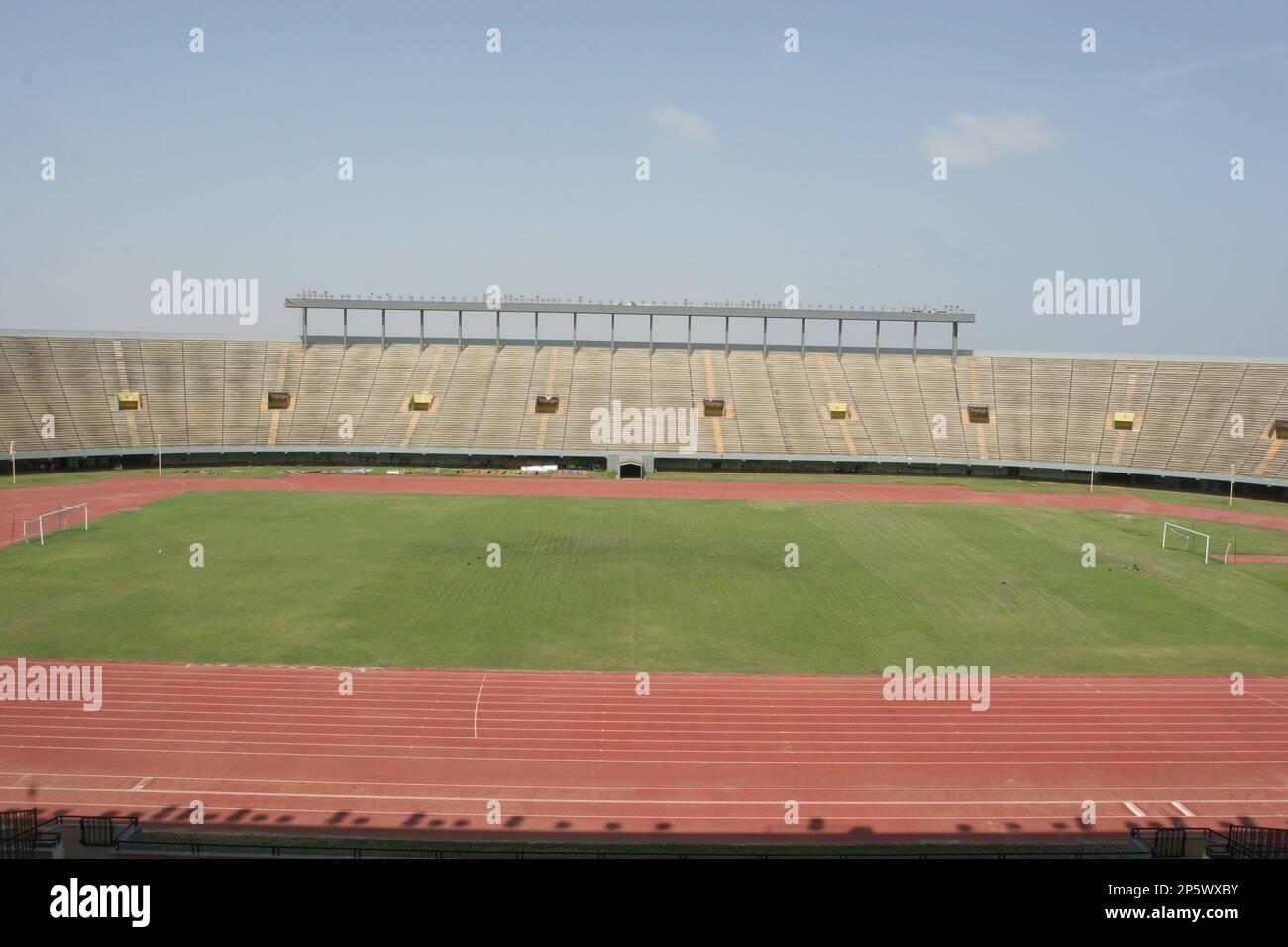 A look at Stade Leopold Sedar Senghor Stadium in Dakar, Senegal (West ...