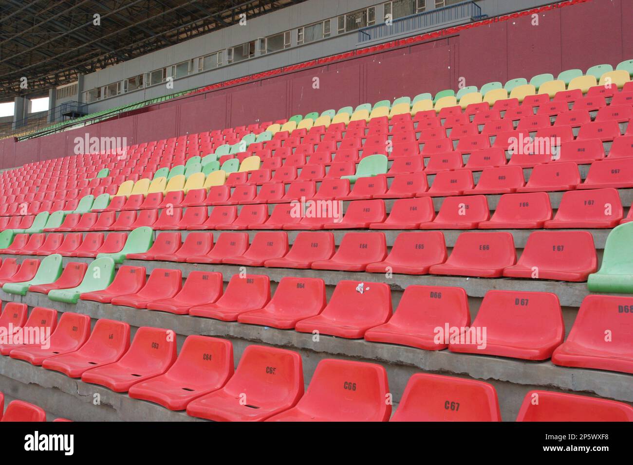 A look at Stade Leopold Sedar Senghor Stadium in Dakar, Senegal (West ...