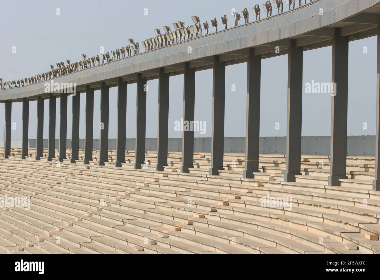 A look at Stade Leopold Sedar Senghor Stadium in Dakar, Senegal (West ...