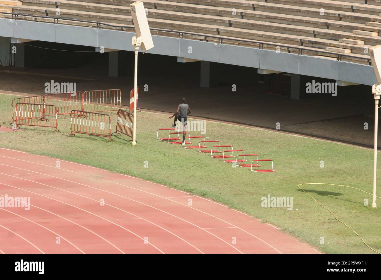 A look at Stade Leopold Sedar Senghor Stadium in Dakar, Senegal (West ...