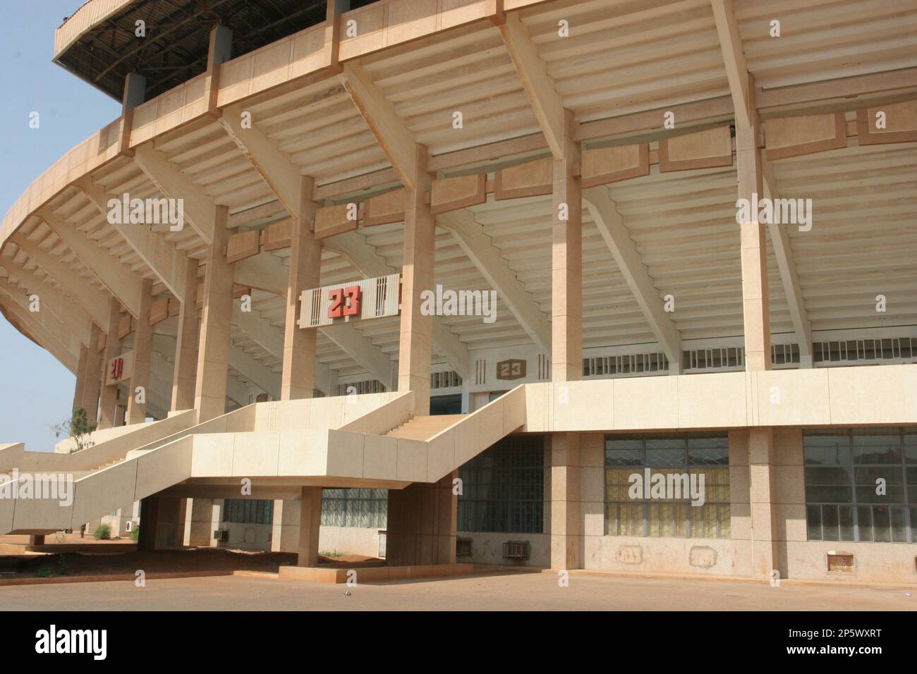 A look at Stade Leopold Sedar Senghor Stadium in Dakar, Senegal (West ...