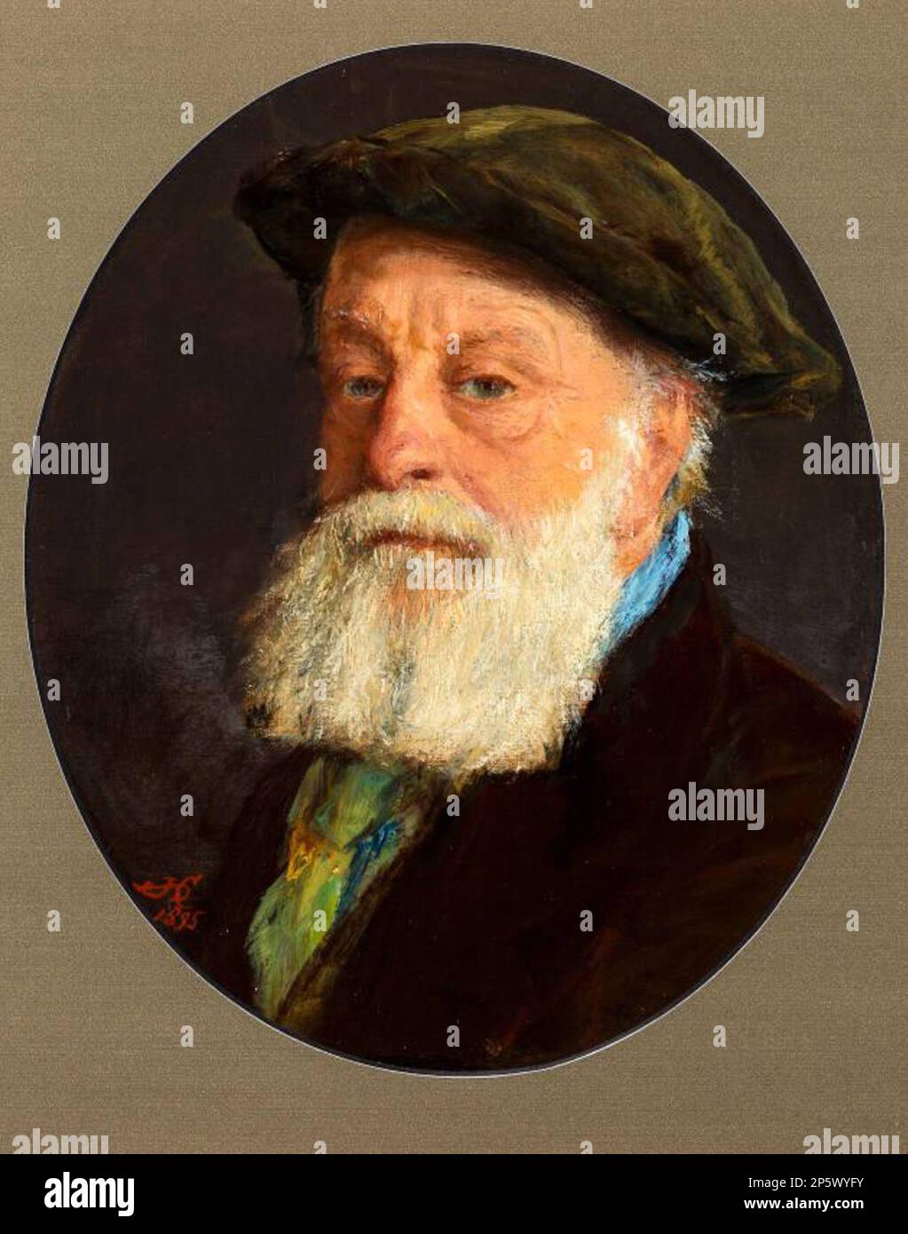 Self Portrait, James Clarke Hook (London, England, 1819 - 1907) 1895 Stock Photo - Alamy