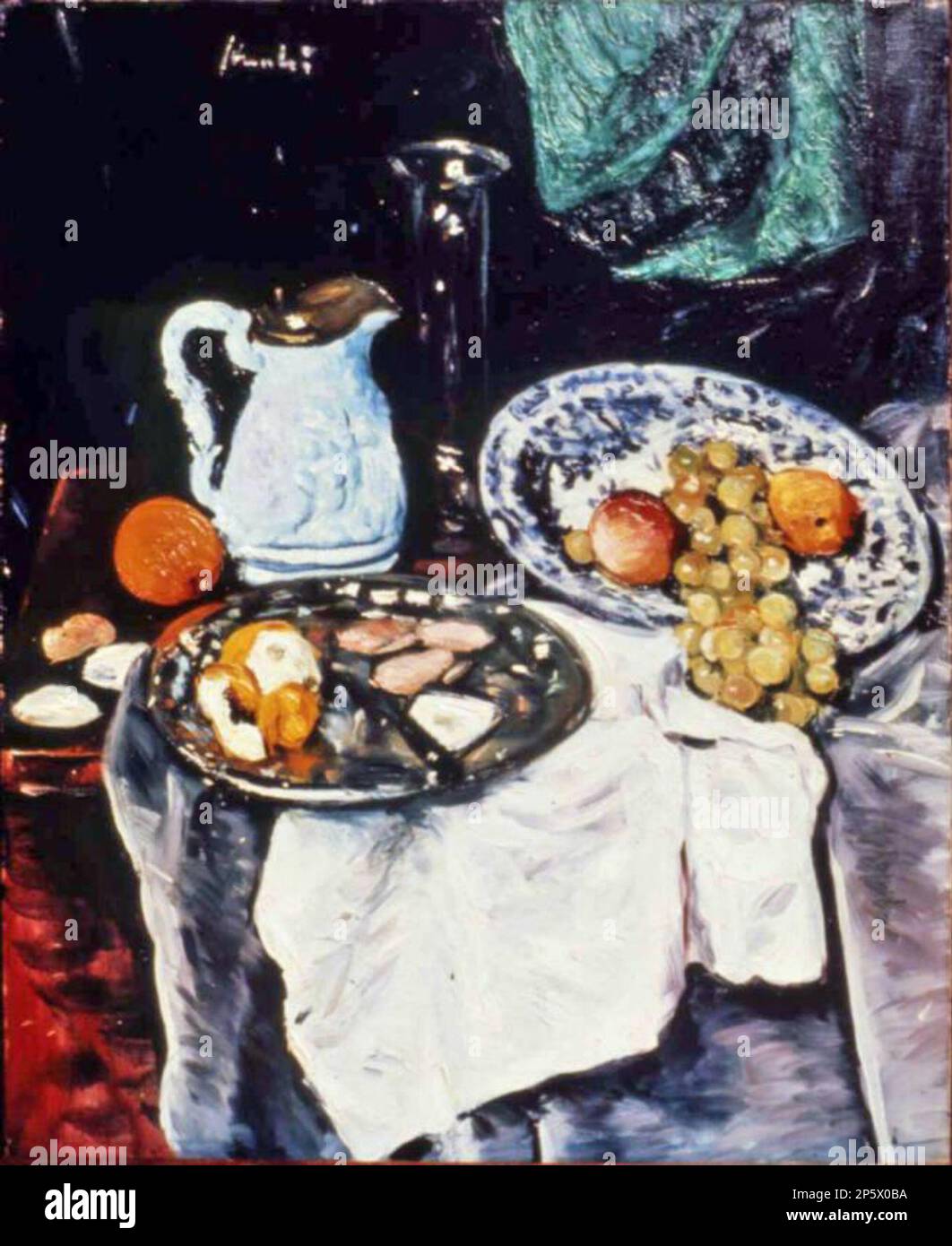 Still Life with White Jug, George Leslie Hunter (Rothesay, Bute ...