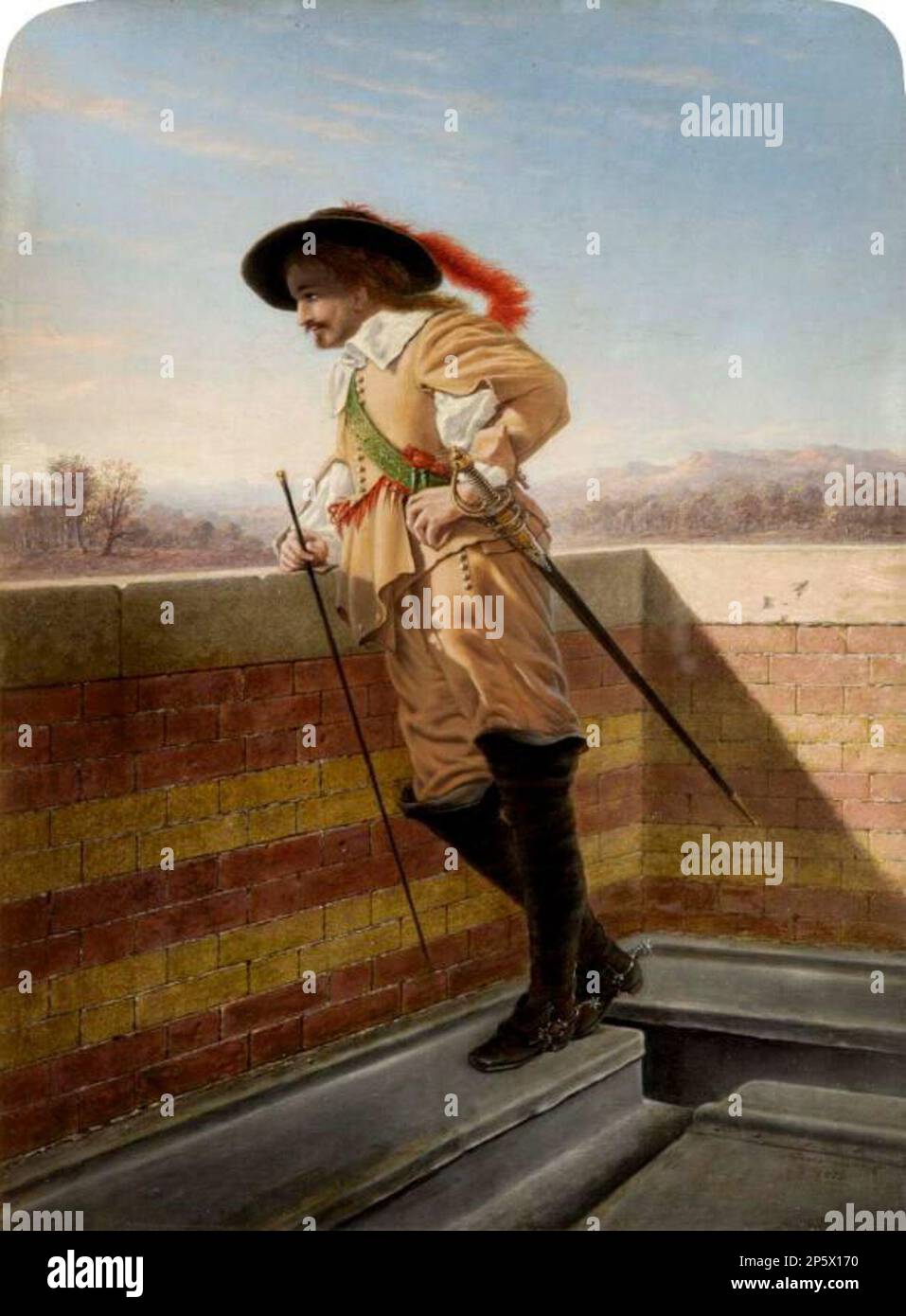 The Cavalier - after Meissonier, James Nasmyth (Edinburgh, Scotland ...