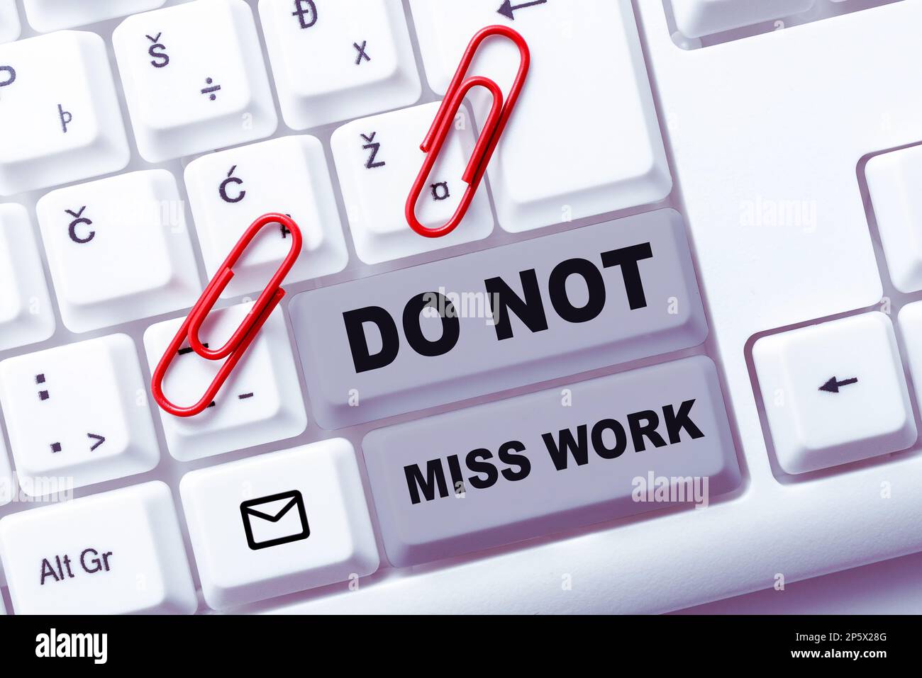 Conceptual display Do Not Miss Work. Internet Concept perfect ...