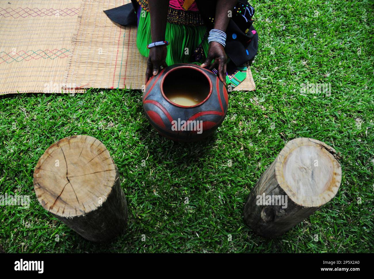 A colourful ceremony to celebrate the first harvest of the sacred ...
