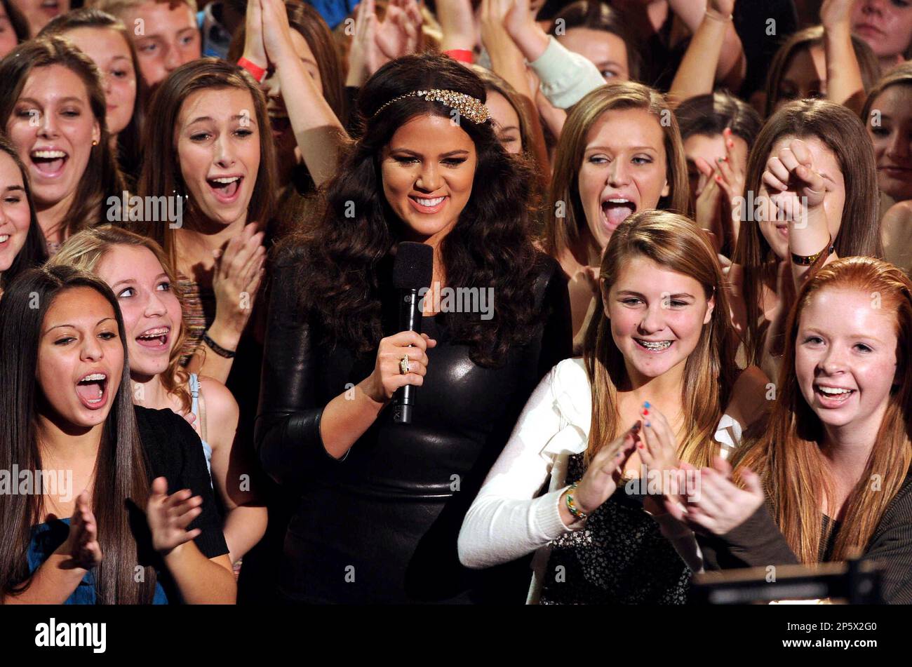 HOLLYWOOD, CA - DECEMBER 20: Host Khloe Kardashian Odom in the audience ...