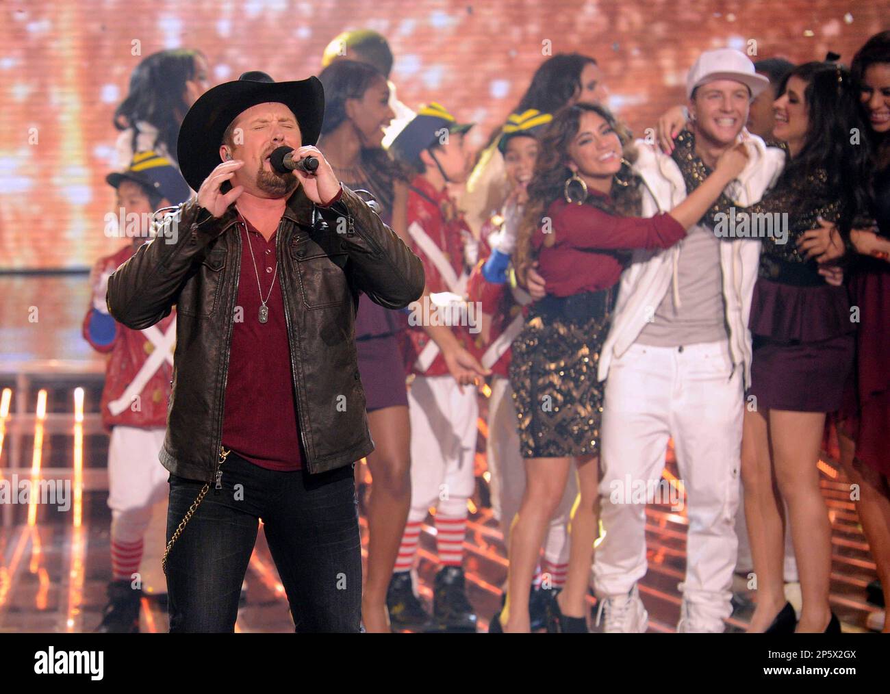 HOLLYWOOD, CA - DECEMBER 20: Season 2 winner Tate Stevens performs ...