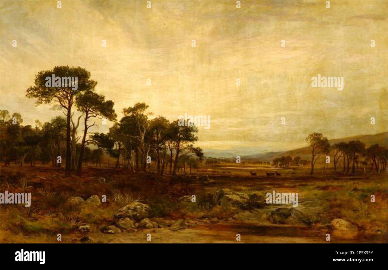 Glen Dee Deer-Forest, James Docharty (Bonhill, Scotland, 1829 - 1878 ...