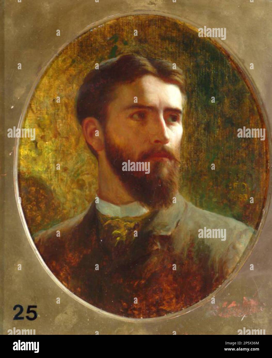 Self Portrait, Sir Frank Bernard Dicksee (London, England, 1853 - 1928 ...