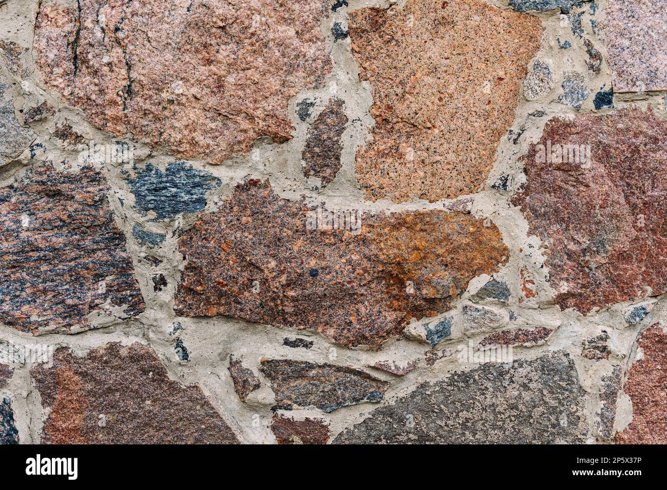 Stone wall background texture. Close-up of old building wall Stock ...