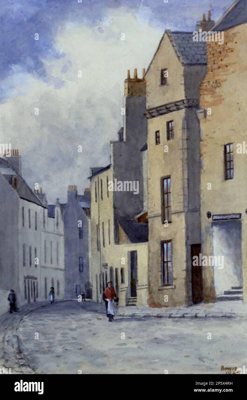 Shiprow, William Bowie (Aberdeen, Scotland, c.1840 - 1940) 1925 Stock ...