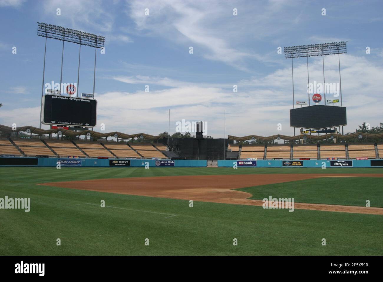 A look at Dodger Stadium home of the Los Angeles Dodgers in Los Angeles ...