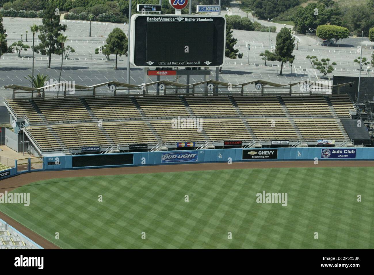 A look at Dodger Stadium home of the Los Angeles Dodgers in Los Angeles ...