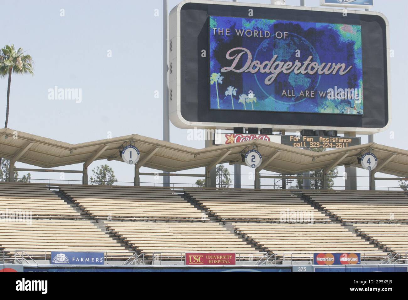 A look at Dodger Stadium home of the Los Angeles Dodgers in Los Angeles ...