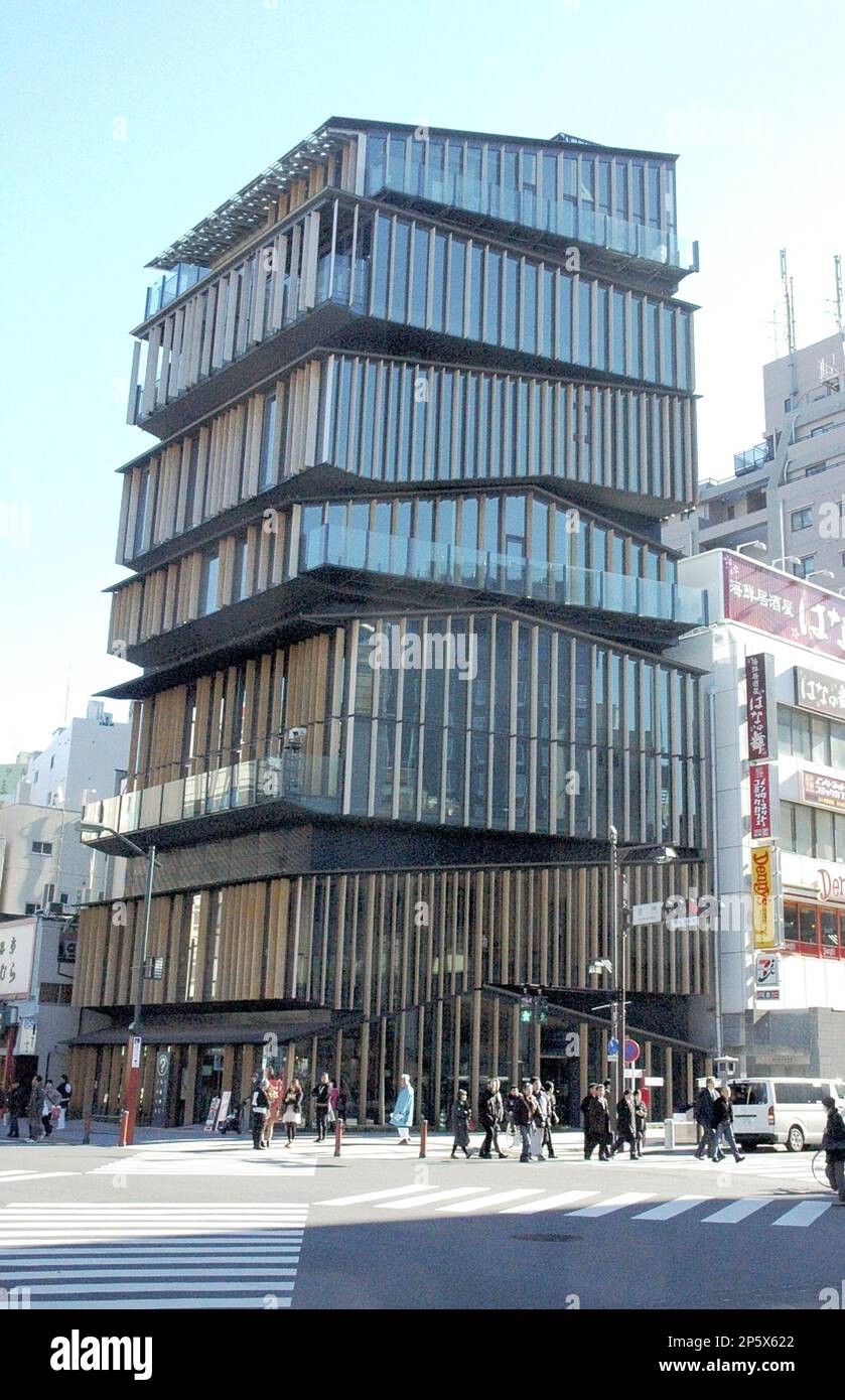A tourist center building with a distinctive facade in Asakusa has won ...