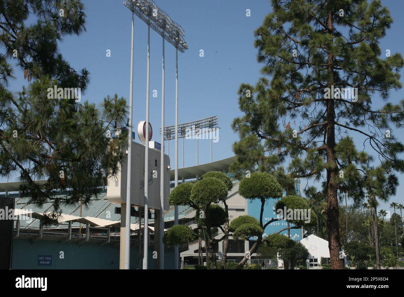 A look at Dodger Stadium home of the Los Angeles Dodgers in Los Angeles ...