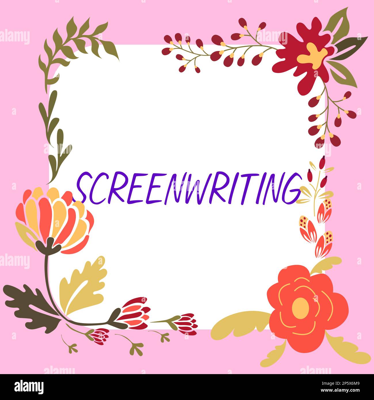 Text sign showing Screenwriting. Business showcase the art and craft of ...