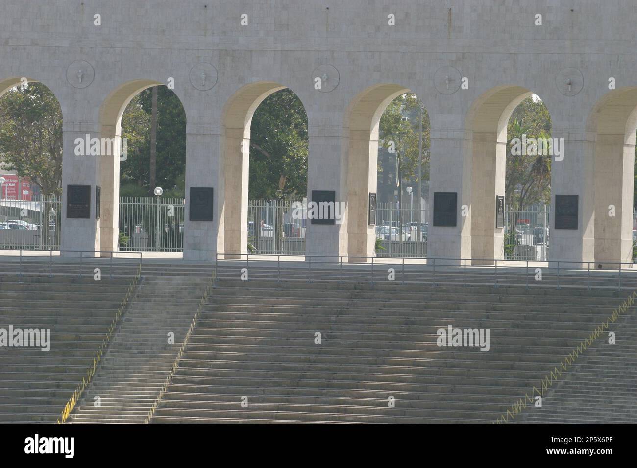 A look at the Los Angeles Memorial Coliseum home of the USC Trojans in ...