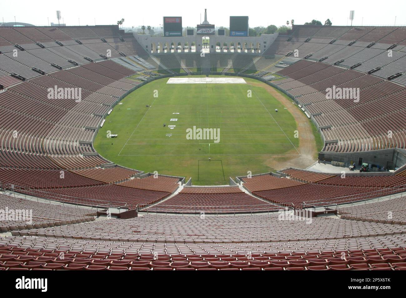 A look at the Los Angeles Memorial Coliseum home of the USC Trojans in ...