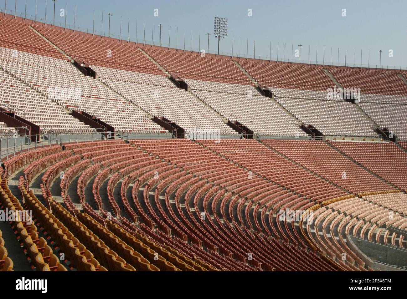 A look at the Los Angeles Memorial Coliseum home of the USC Trojans in ...