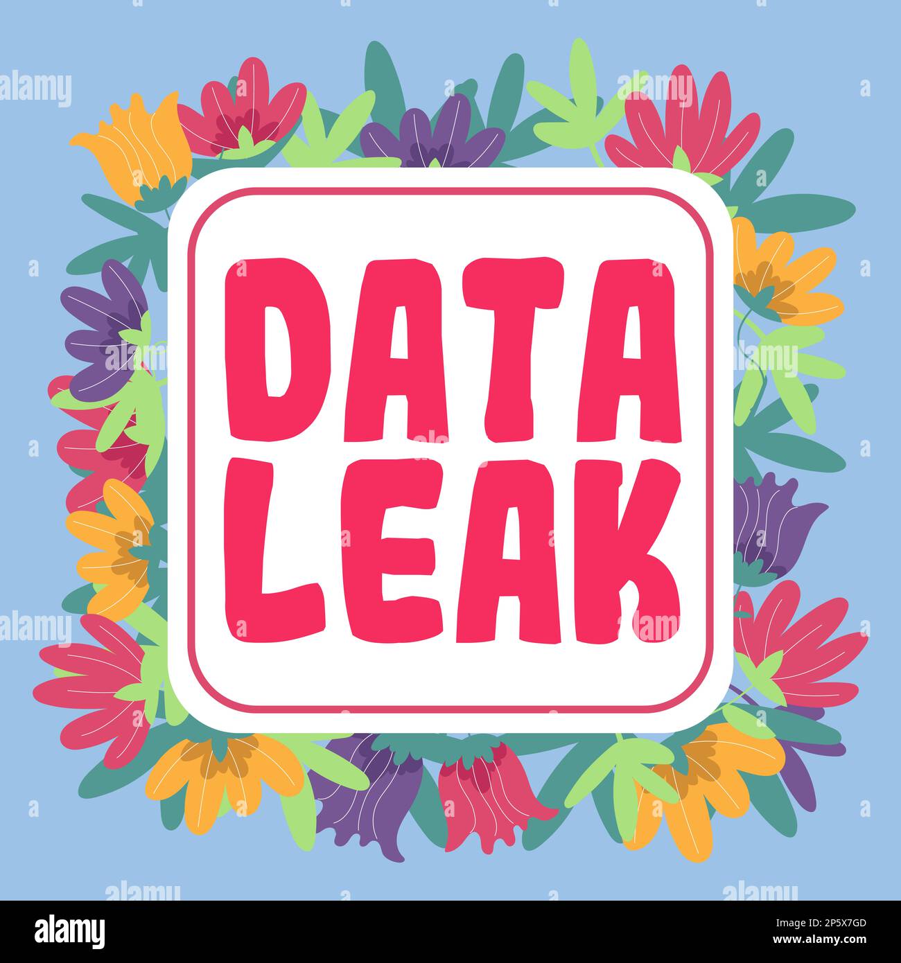 Hand writing sign Data Leak. Internet Concept released illegal ...