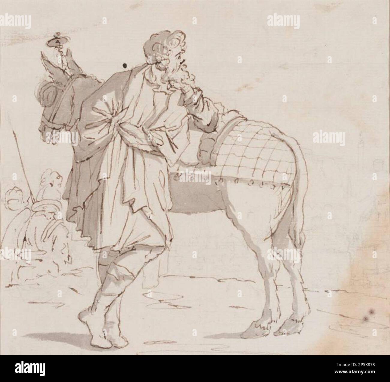 1800 man with horse hi-res stock photography and images - Alamy