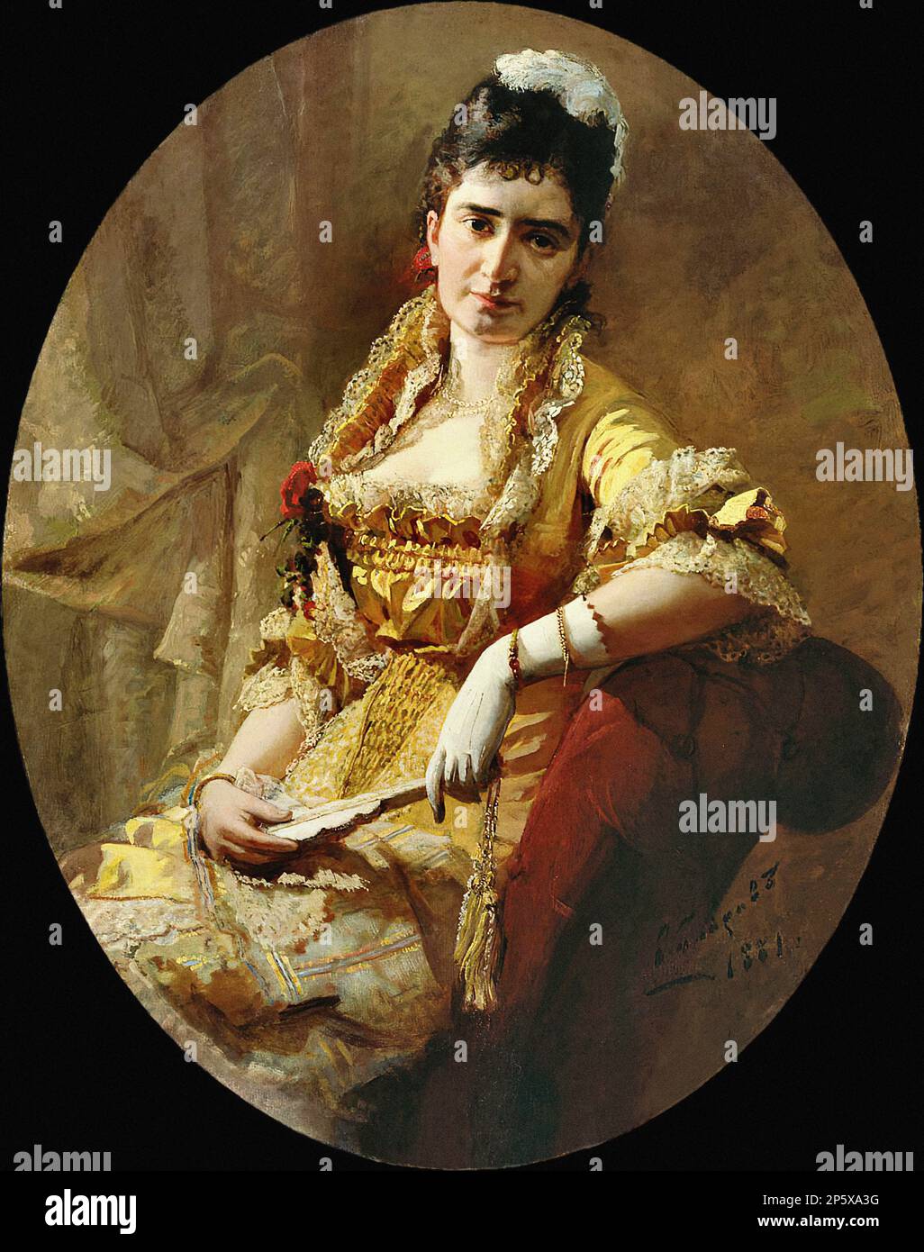 Бобров Виктор Алексеевич - Портрет певицы Е.А. - Bobrov Viktor ...