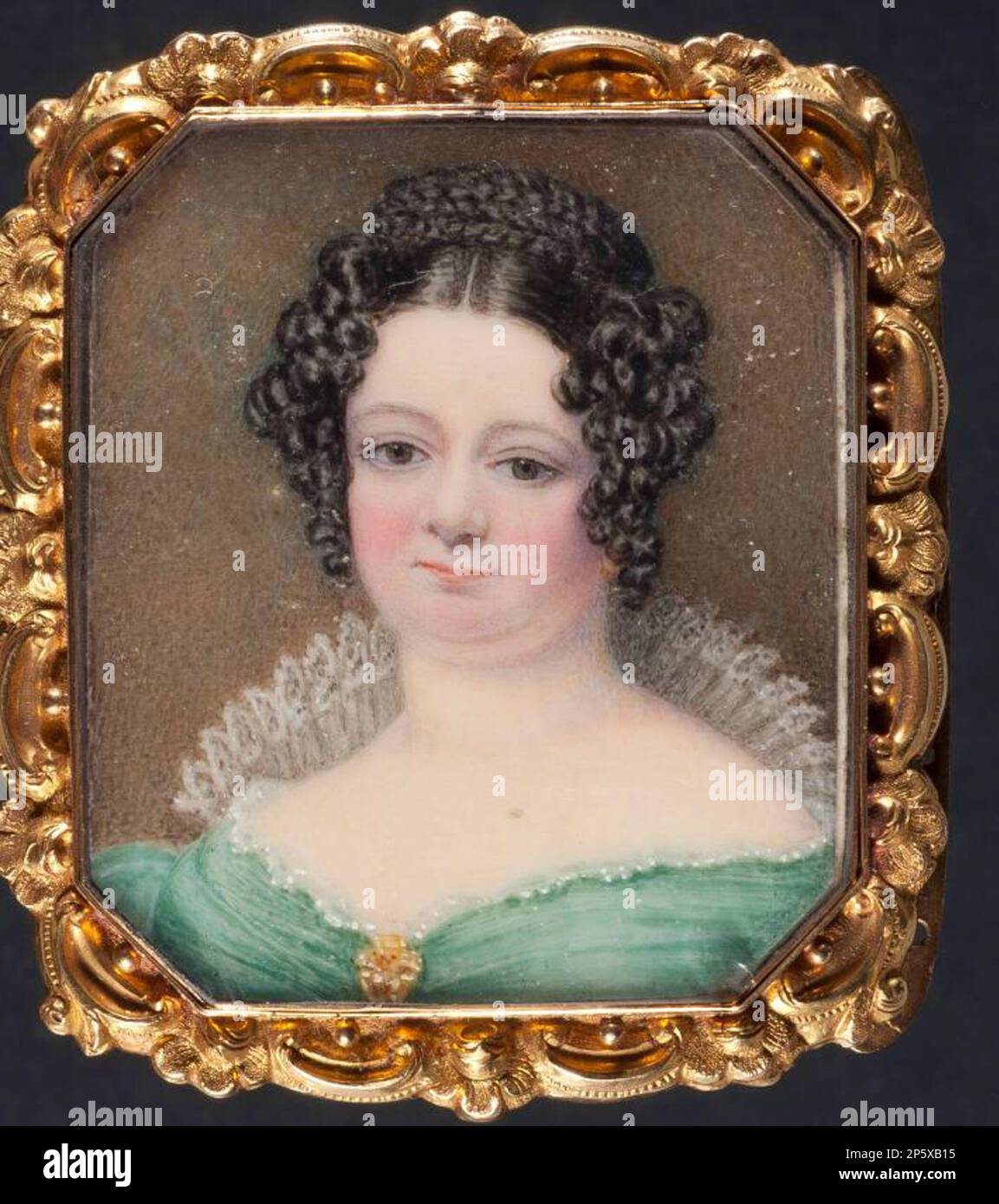An Unknown Lady In Fancy Dress. An Unknown Lady with Ringlets & Ruff ...