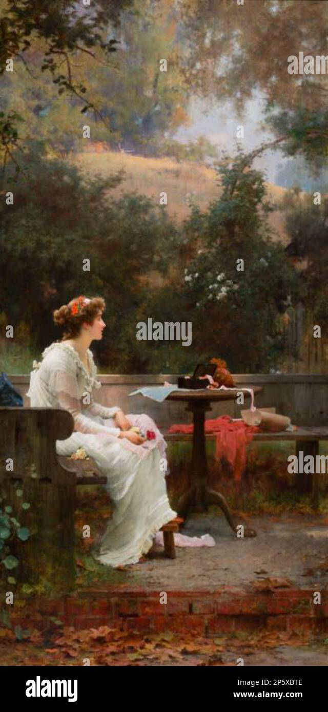 Welcome Footsteps, Marcus Stone (London, England, 1840 - 1921) 1898 ...