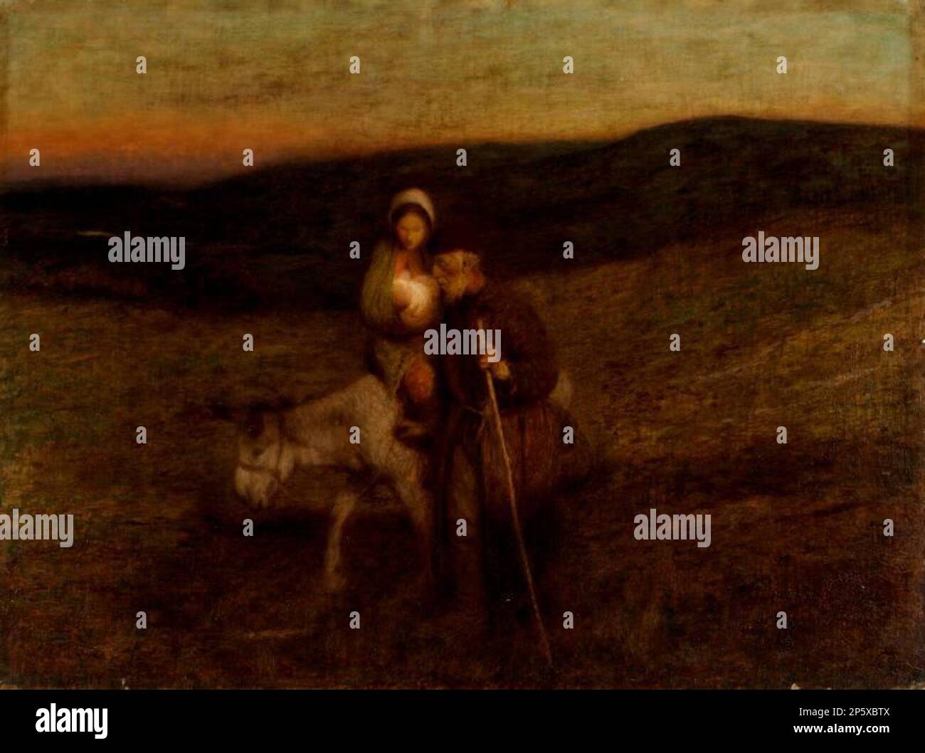 The Flight, Edward Stott (Rochdale, England, 1859 - 1918) c.1909 Stock ...