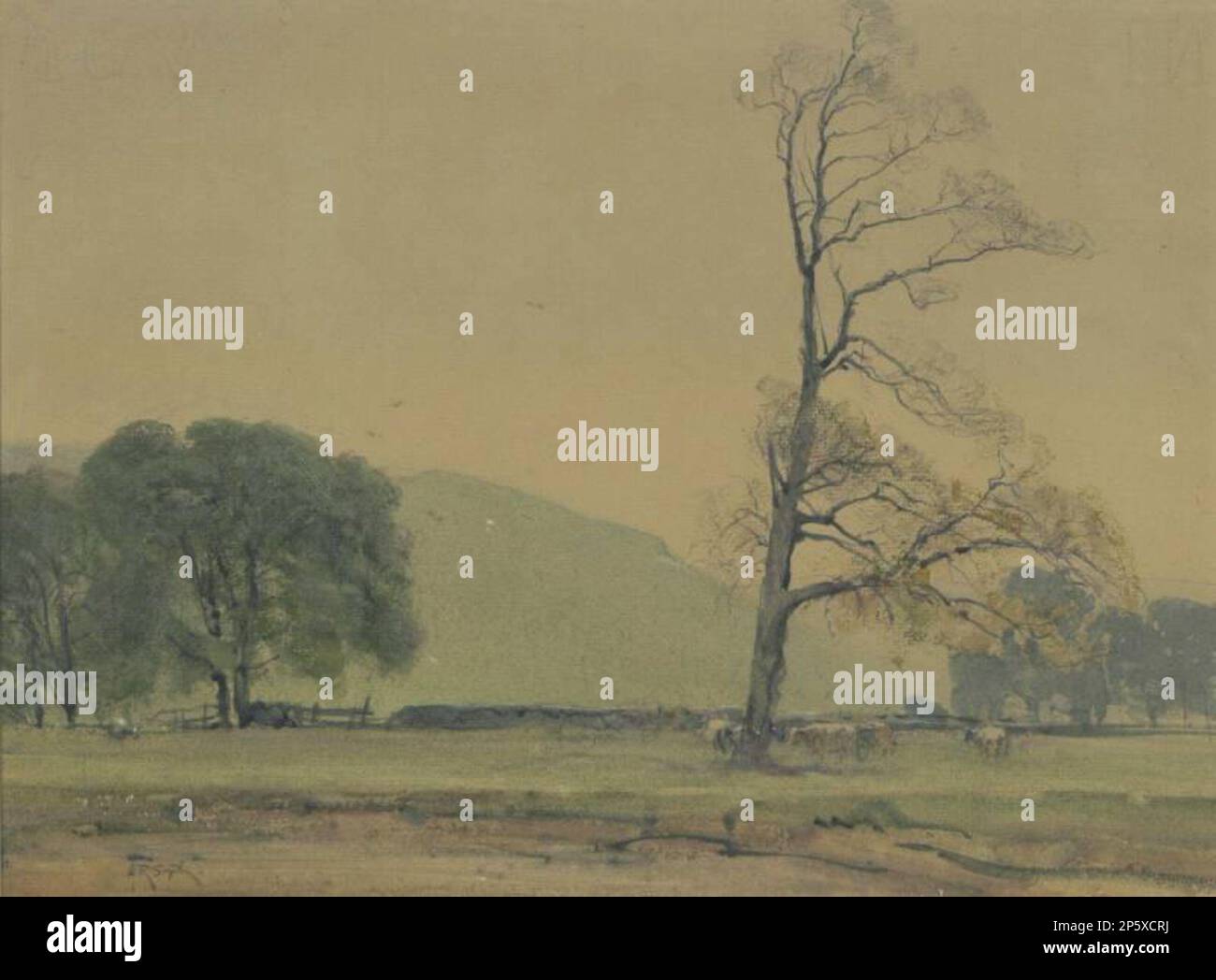 The Vale of Wharfe, Arthur Reginald Smith (Skipton, England, 1872 ...