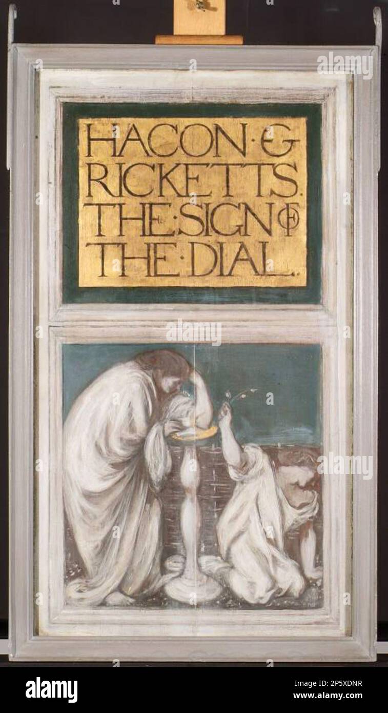 At the Sign of the Dial - Painted Signboard for the Vale Press, Charles ...